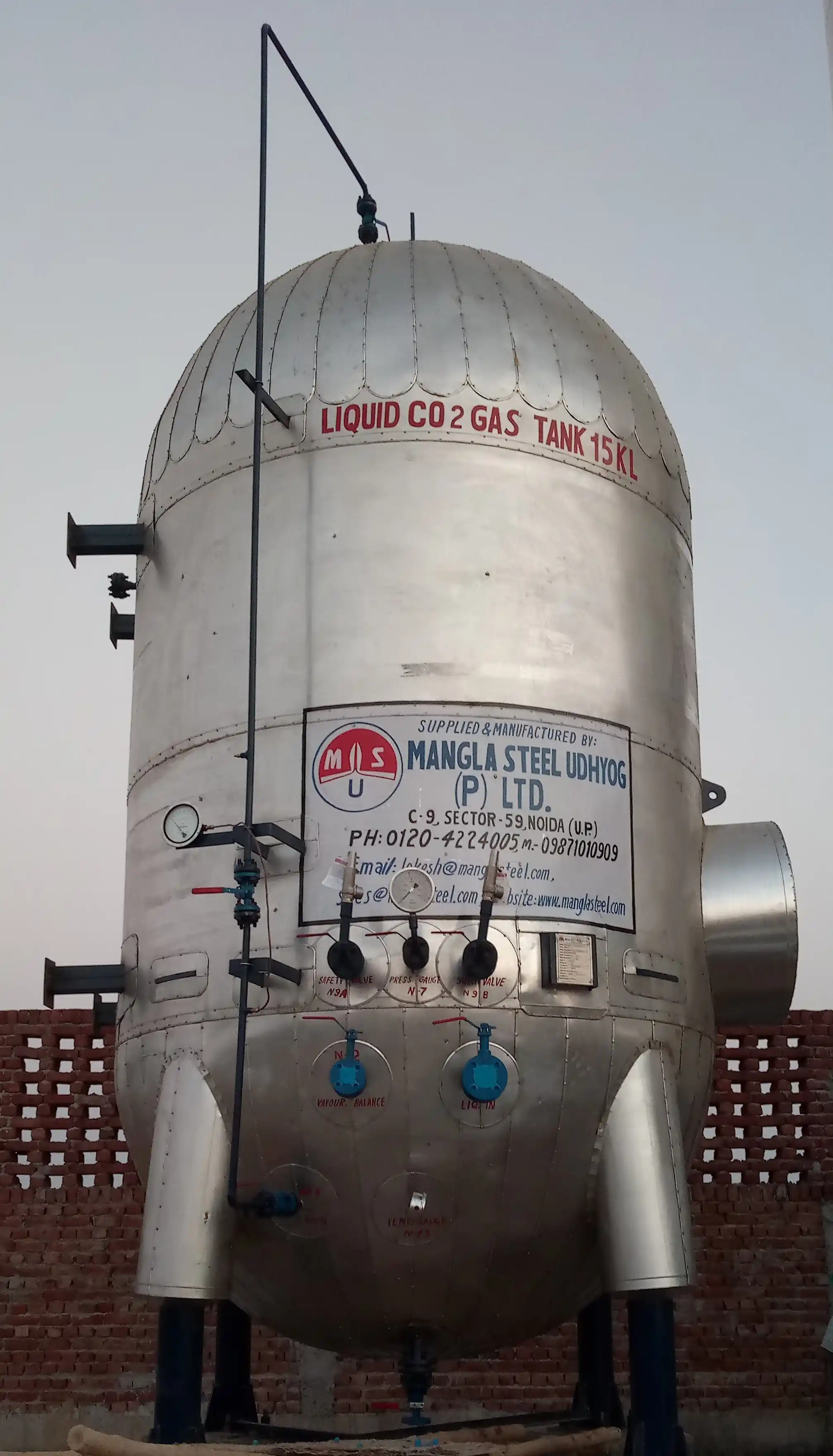 Liquid Oxygen Cryogenic Tank